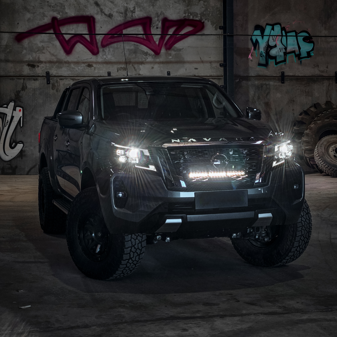 Nissan Navara Behind-Grille Light Bar – TrailBait Offroad